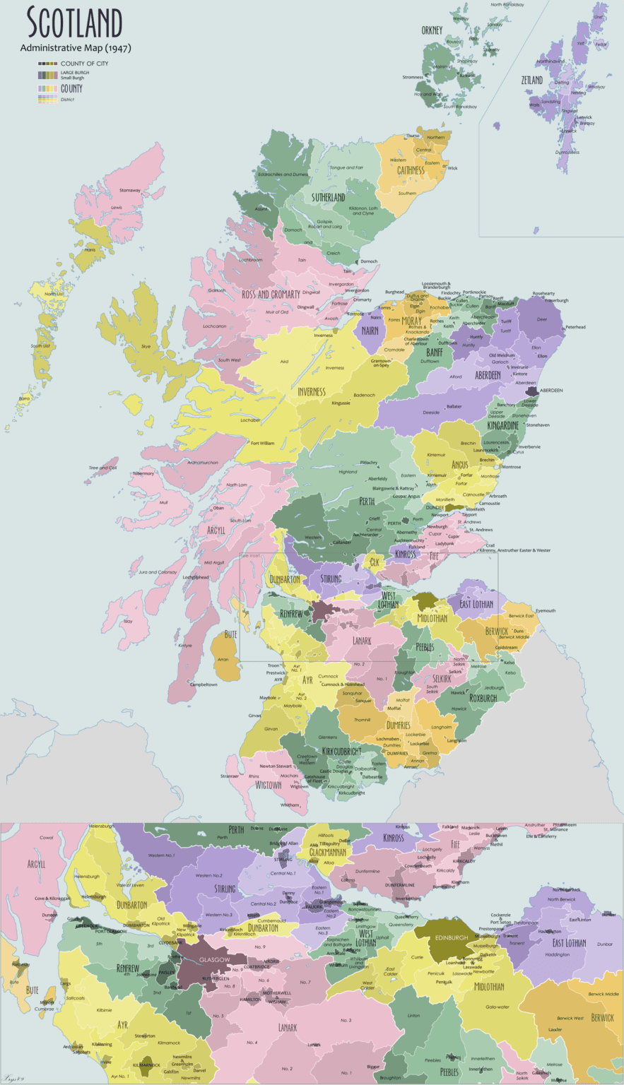 A Complete List of UK Counties | England, Scotland, Wales, and Northern ...