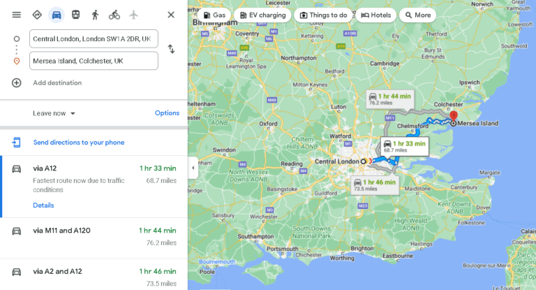 10 Scenic Drives Near London For a Road Trip | Directions, Map Links ...