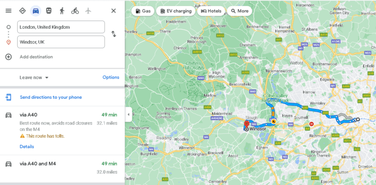 10 Scenic Drives Near London For a Road Trip | Directions, Map Links ...